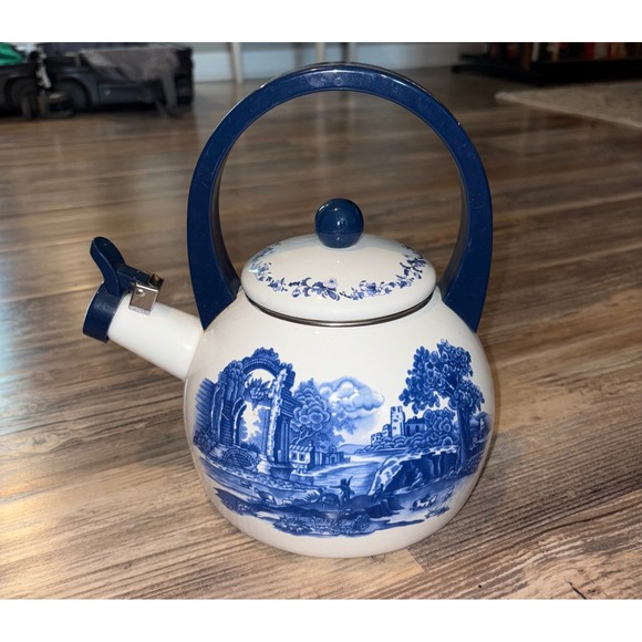 Spode | Other | Rare Vintage Spode Blue Willow Bird Whistling Tea ...